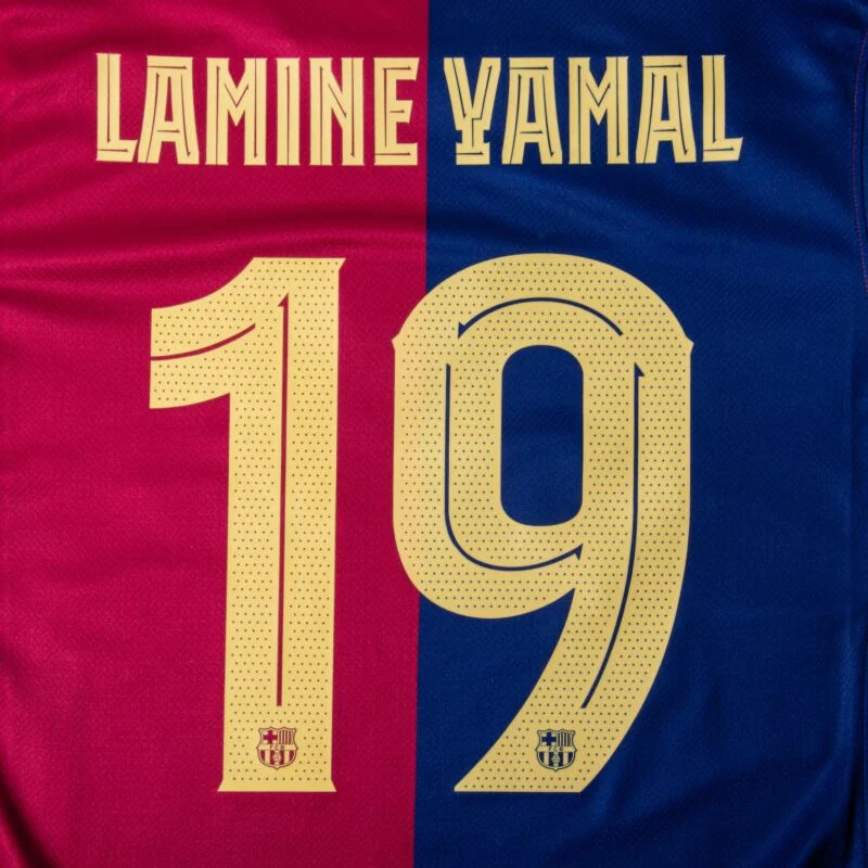 Barcelona Lamine yamal Name set – futballgear.in